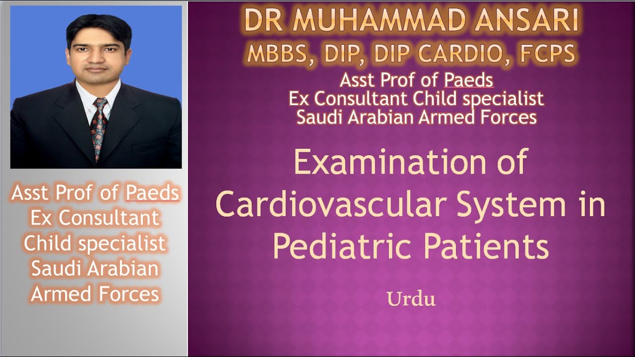 Cardiovascular Examination in Paediatric Patients - Clinical ...