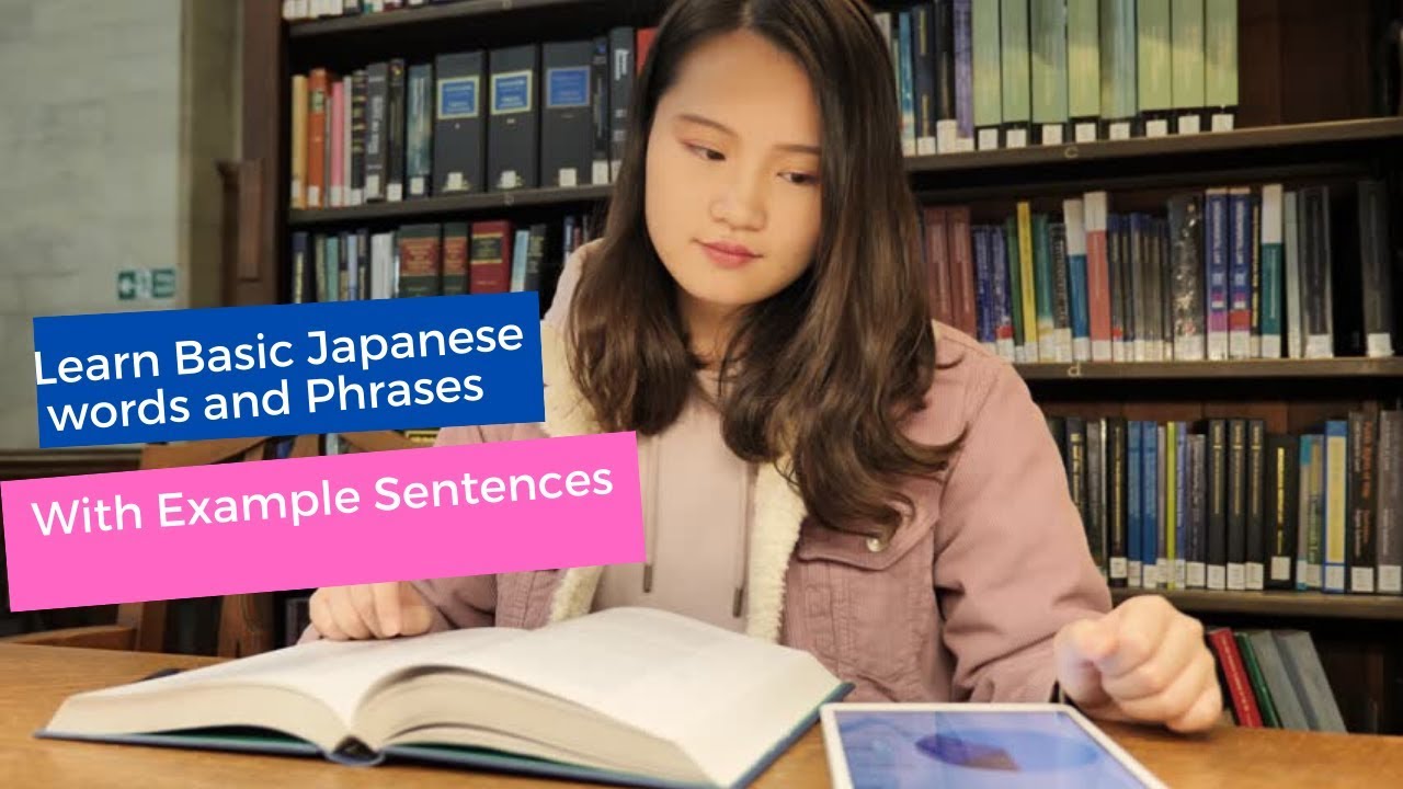 Learn Basic Japanese words and Phrases With Example Sentences - YouTube