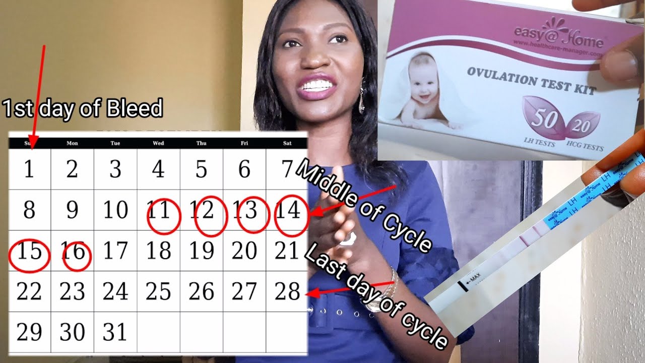 OVULATION CALCULATOR || How to use OVULATION TEST STRIPs OPK|| EASY ...