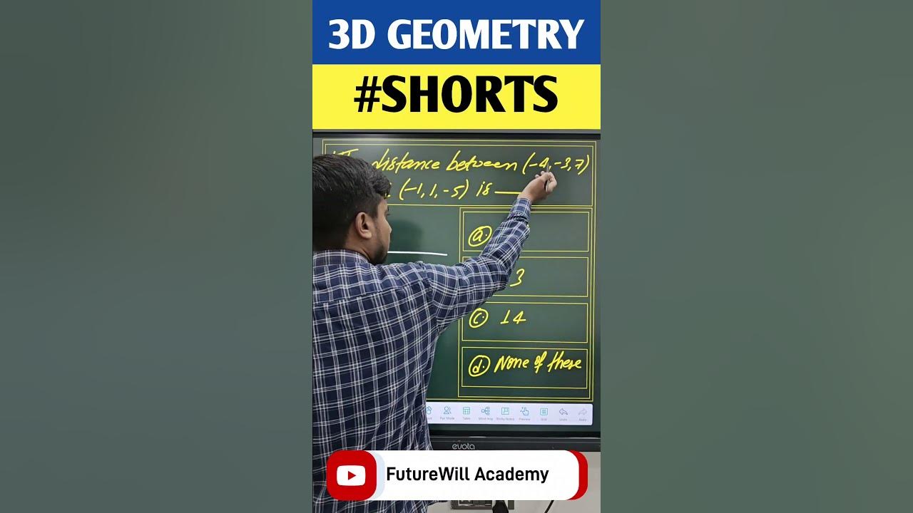 3D Geometry For Class 12th | MCQ Problems On 3D Geometry | Class 12th ...