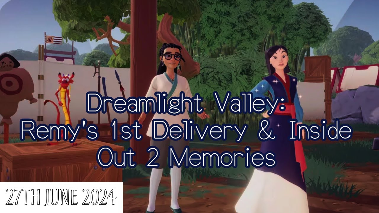 Disney Dreamlight Valley Gameplay: Remy's 1st Delivery & Inside Out 2 ...