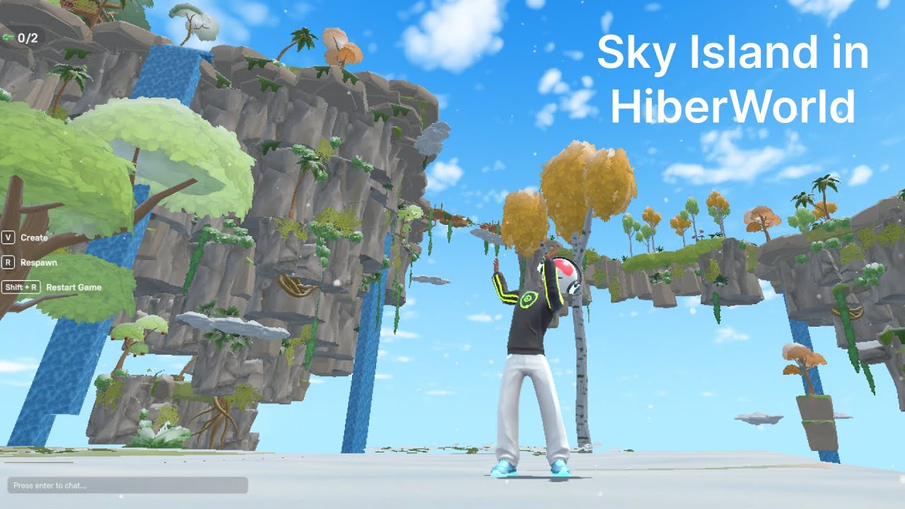 😍I Make Sky Island In HiberWorld - YouTube