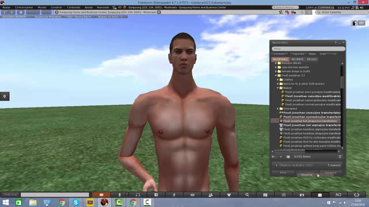 Como funciona un avatar mesh de second life - YouTube