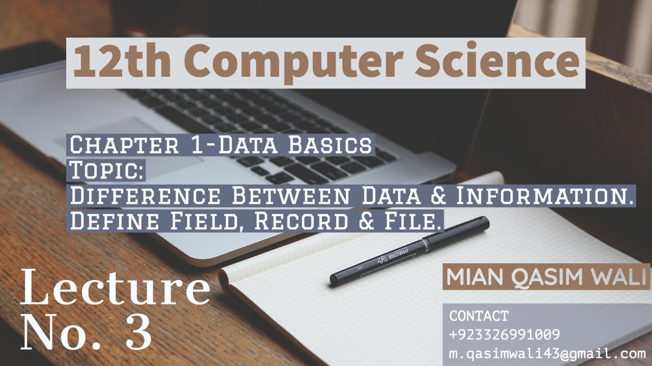 Ics Computer Science Part 2 Chapter 1data Basics Lecture No 3