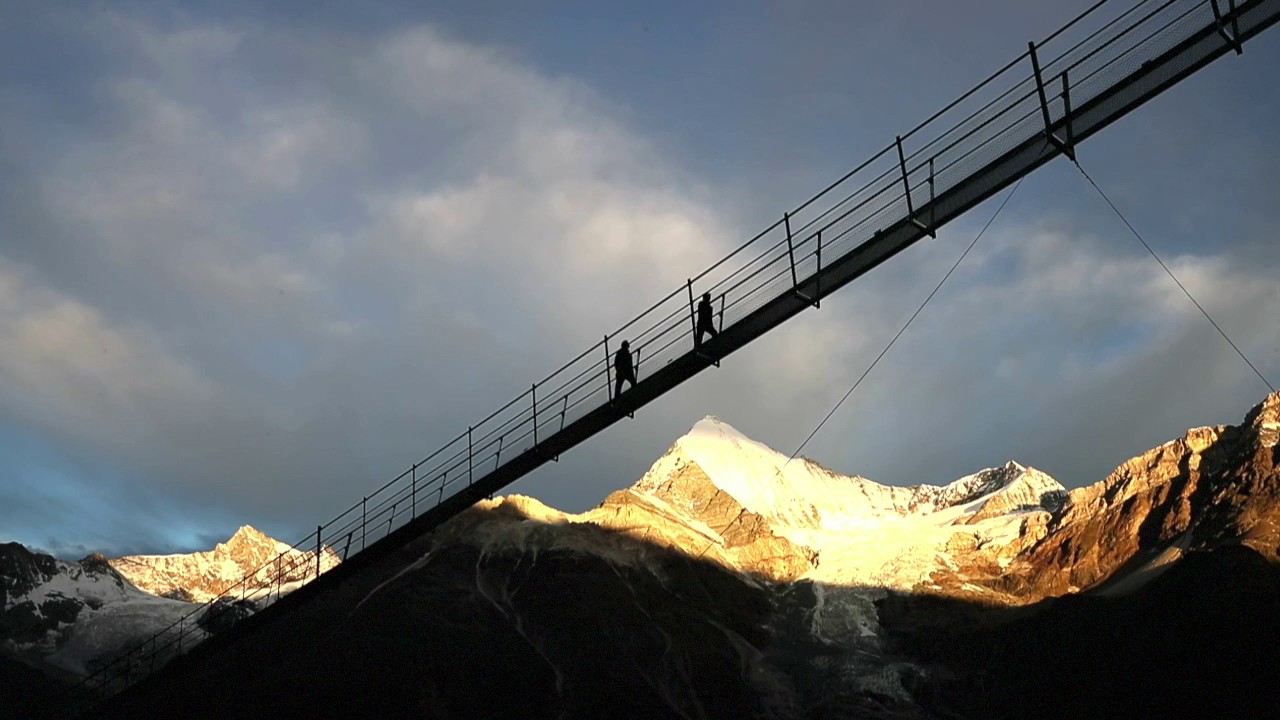 Bridge Swiss Alps