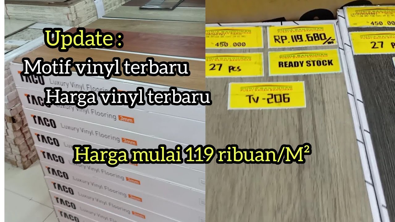 harga vinyl lantai permeter - YouTube