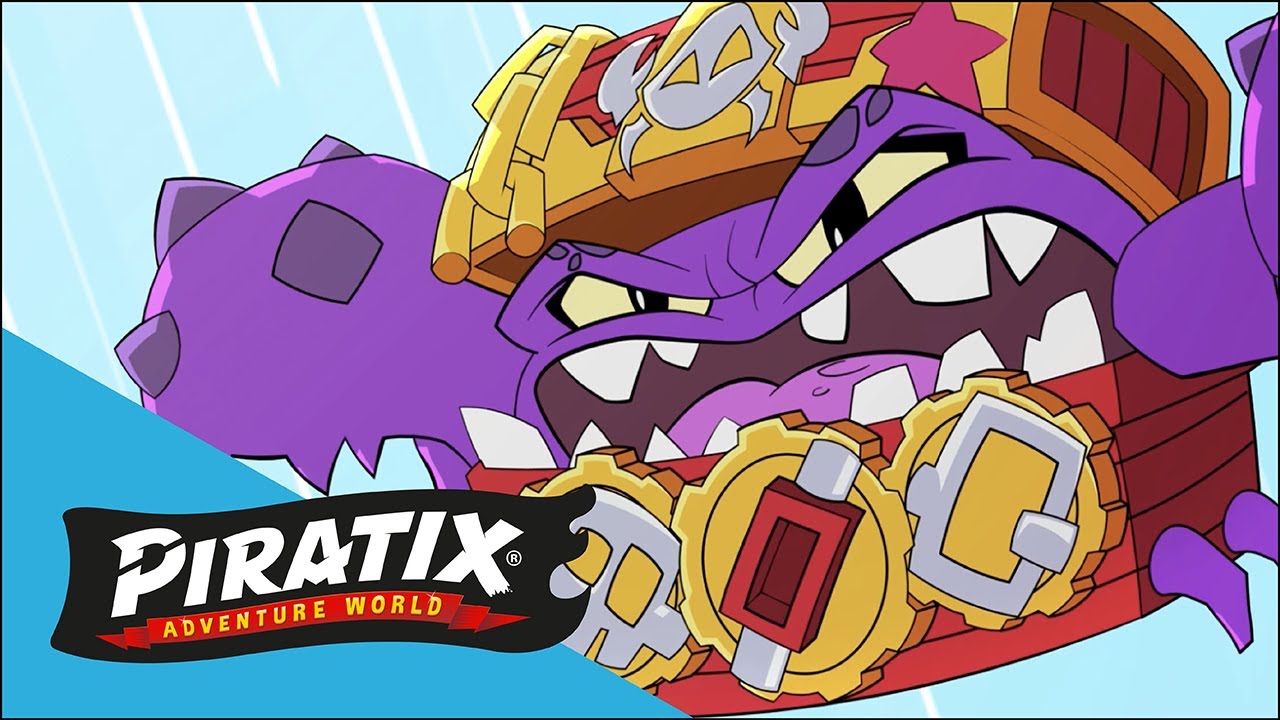 PIRATIX 🏴‍☠️ La malédiction du Trésor du monstre | Dessins animés pour ...