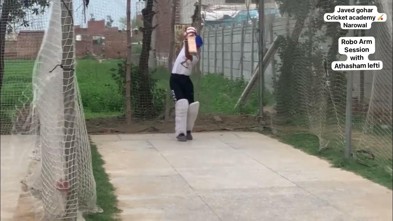 Regular practice ahtsham lefti in ramzan Mubarak ️ with robo arm 130kph - YouTube