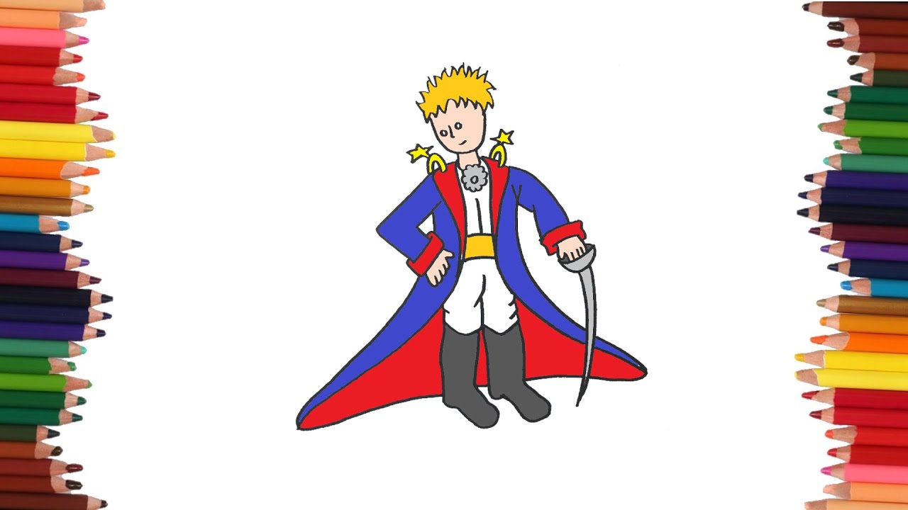 How to draw THE LITTLE PRINCE - YouTube