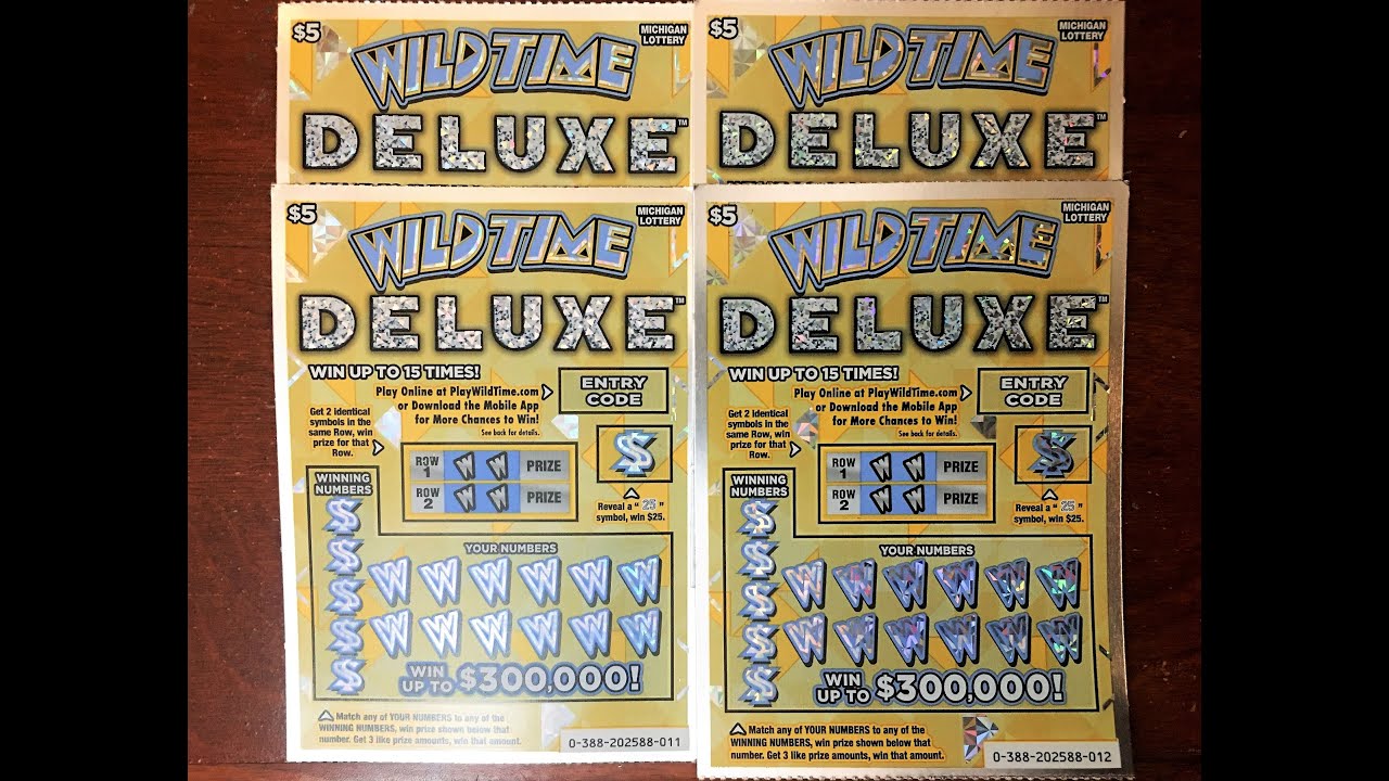 💰Wild Time Deluxe! 🤑 Michigan Lottery Instant ticket - YouTube