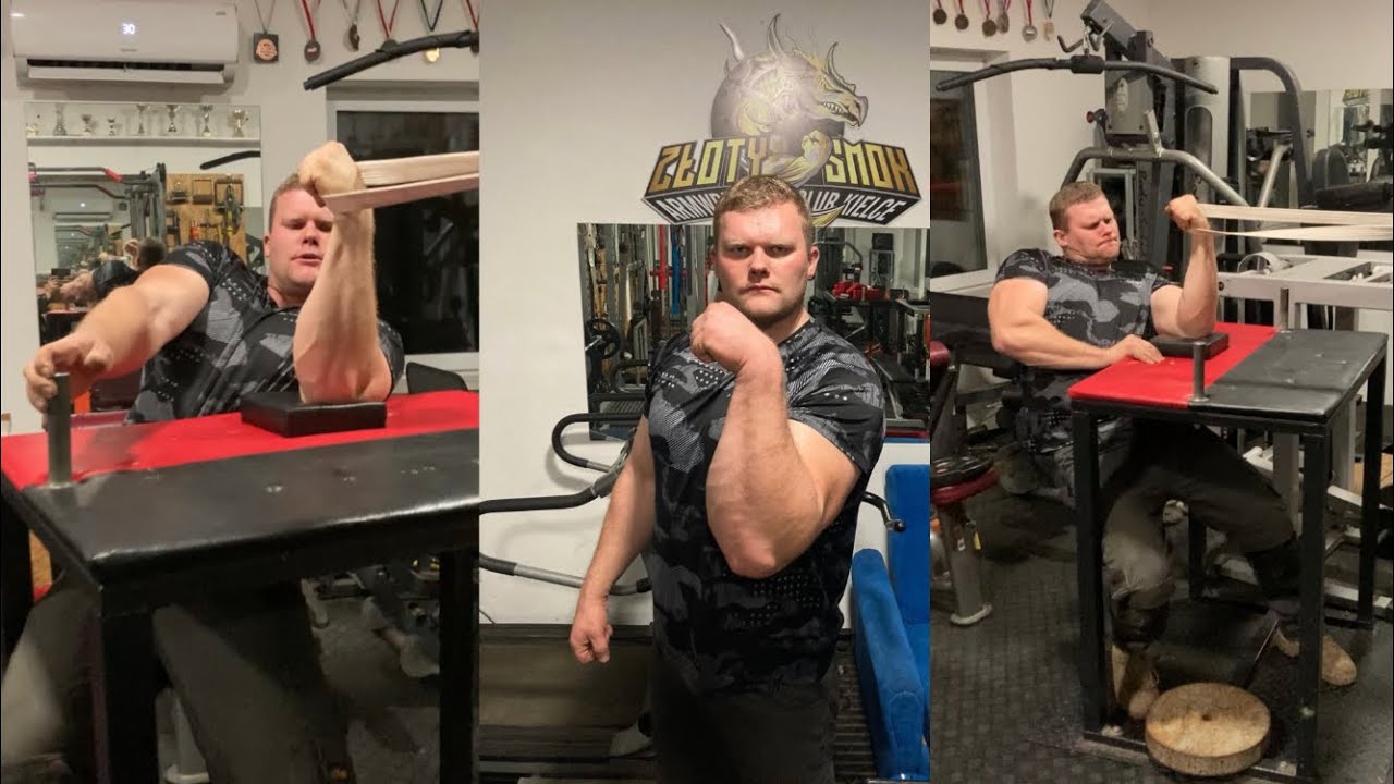 Toproll training by Armwrestling champion Kamil Jablonski - YouTube