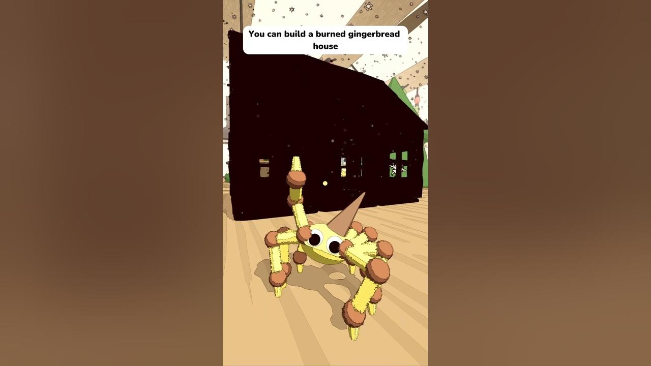 Burned Gingerbread House #spider #game #gaming #indiegame #gamedev - YouTube