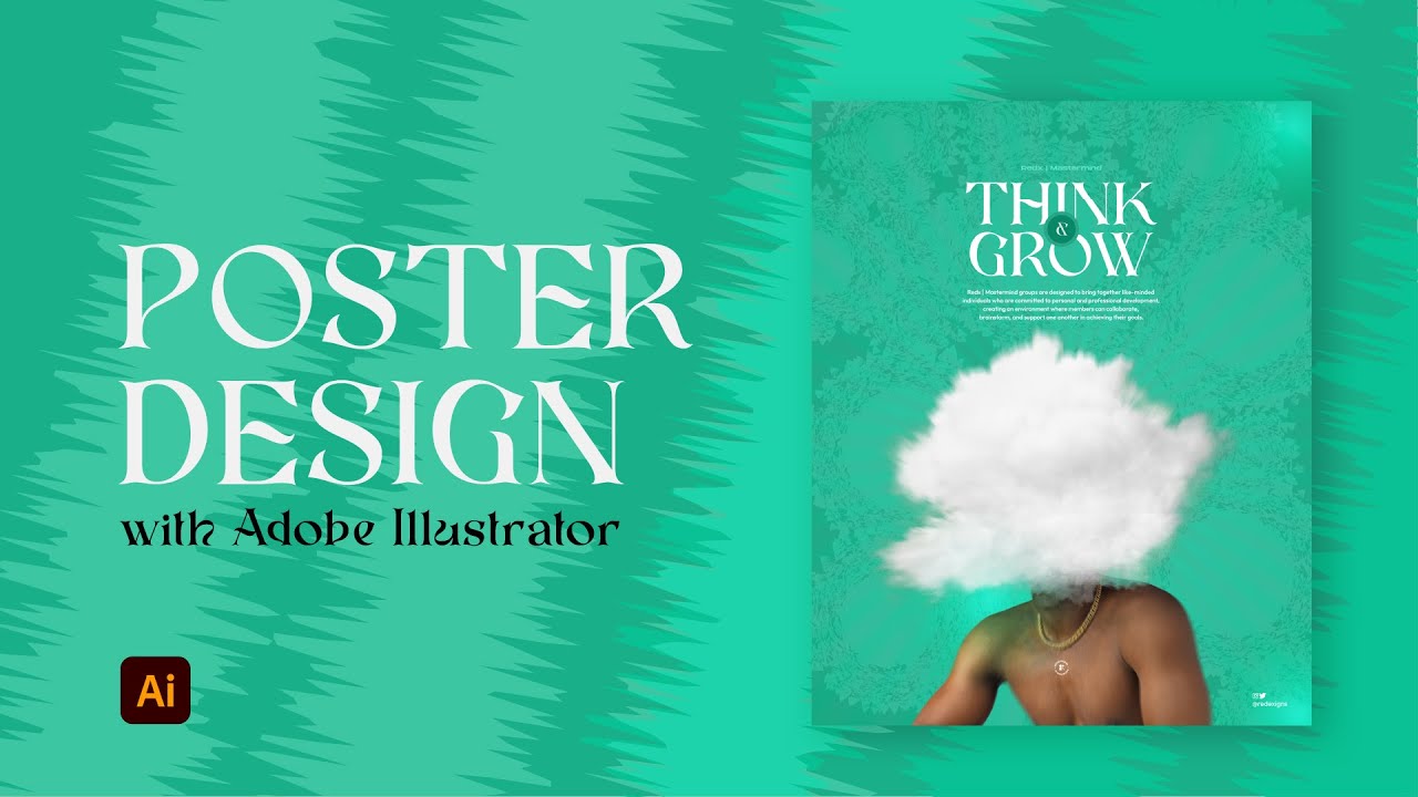 Creative Masterpiece Unveiled: Designing a Stunning Poster in Adobe ...