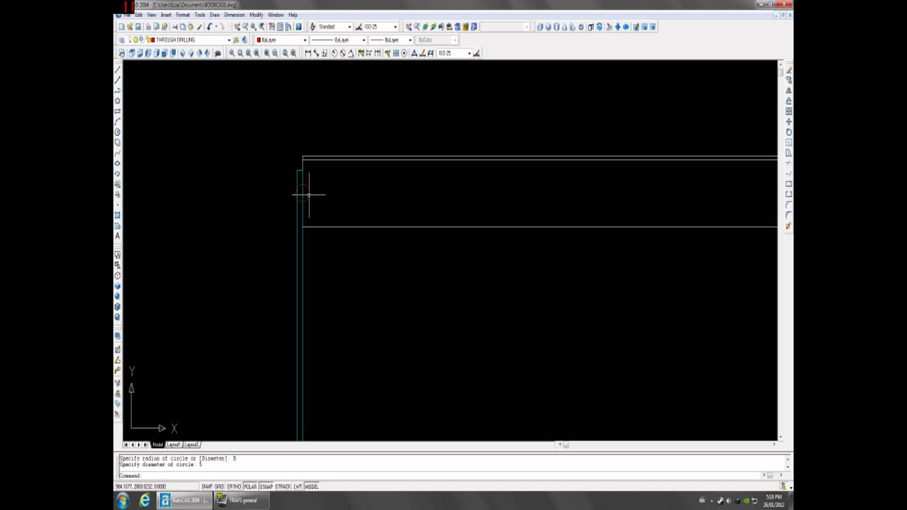 AutoCAD - Drawing a Bookcase - YouTube