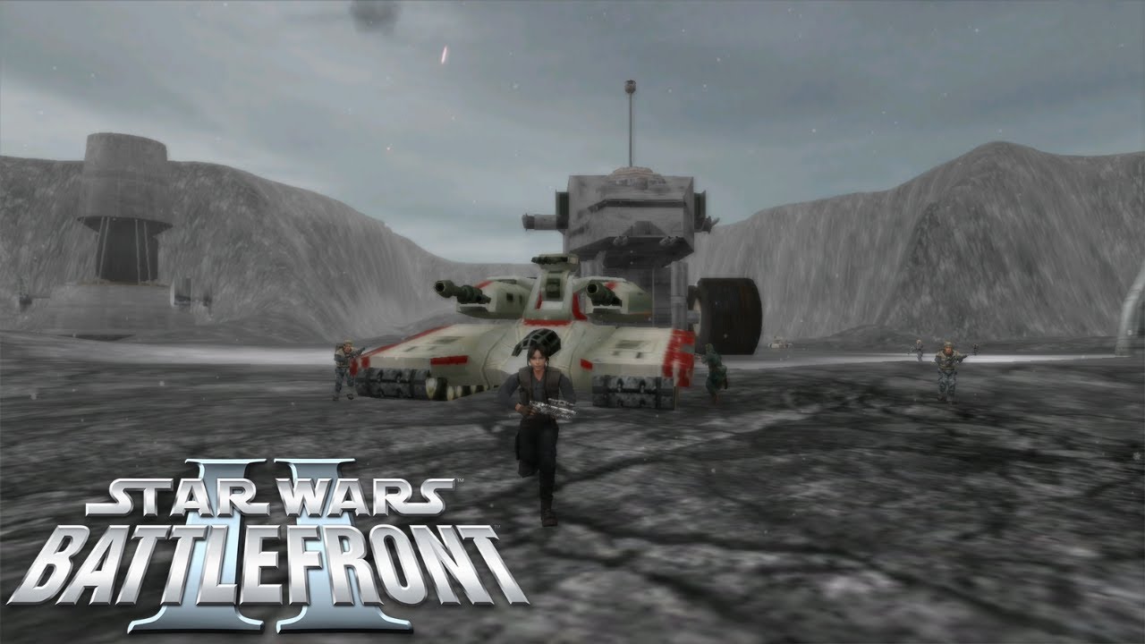 Star Wars Battlefront 2 (2005) Wobani Extraction Map Mod | Trench War ...