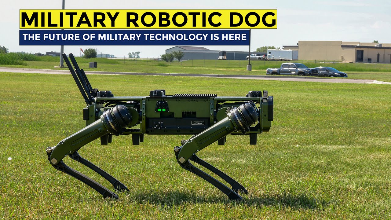 Showcasing the US Robotic Dog as the Future of Military Defense You've ...