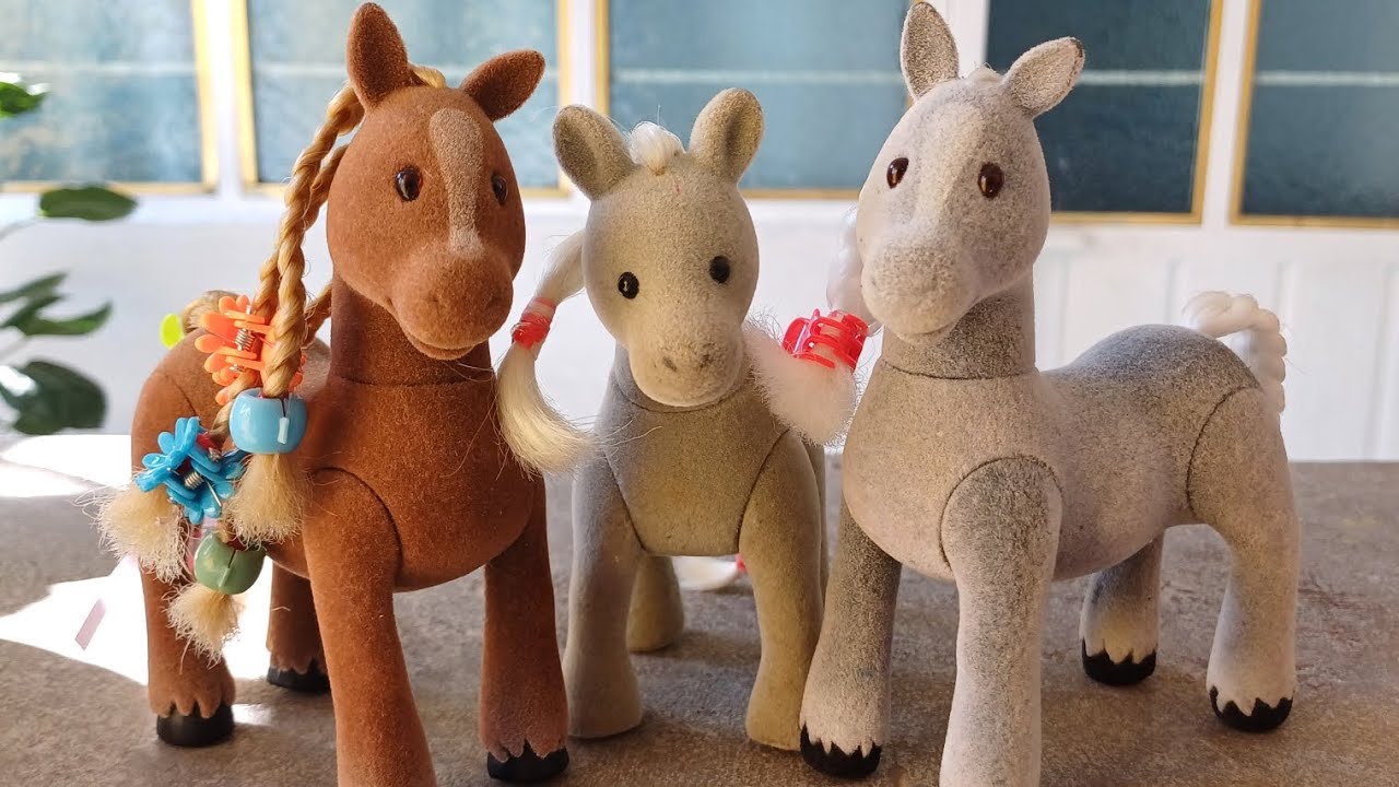 Caballos de Sylvanian families 🐴🐎 calico critters, lindos ternurines ...