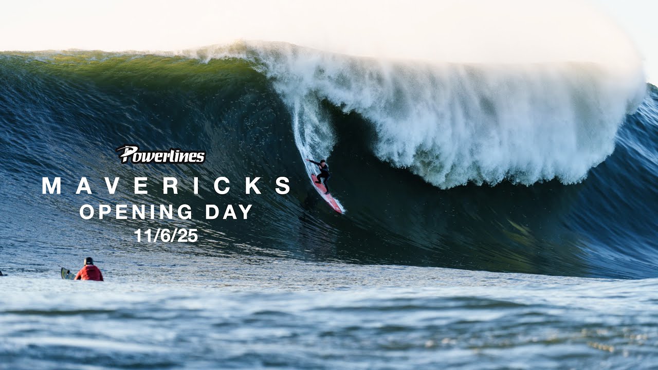 MAVERICKS OPENING DAY 11/6/25 - Low Tide delivers 🔥 #4K #surf # ...