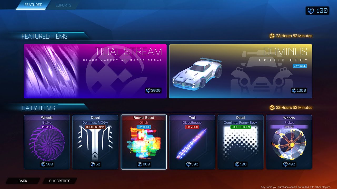 *PAINTED INVERTED GLAIVE WHEELS* Rocket League Item Shop 03/28/20 - YouTube