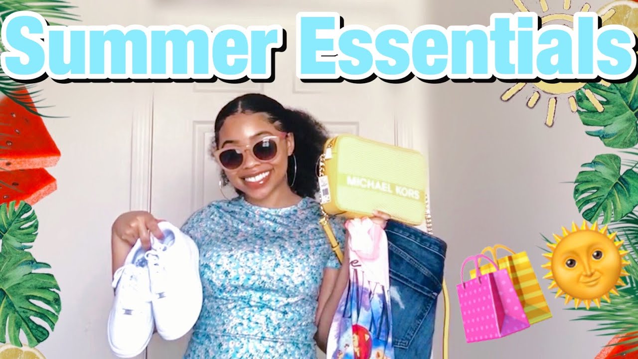 MY SUMMER 2020 ESSENTIALS🌞| Clothes, Accessories, Makeup & More - YouTube