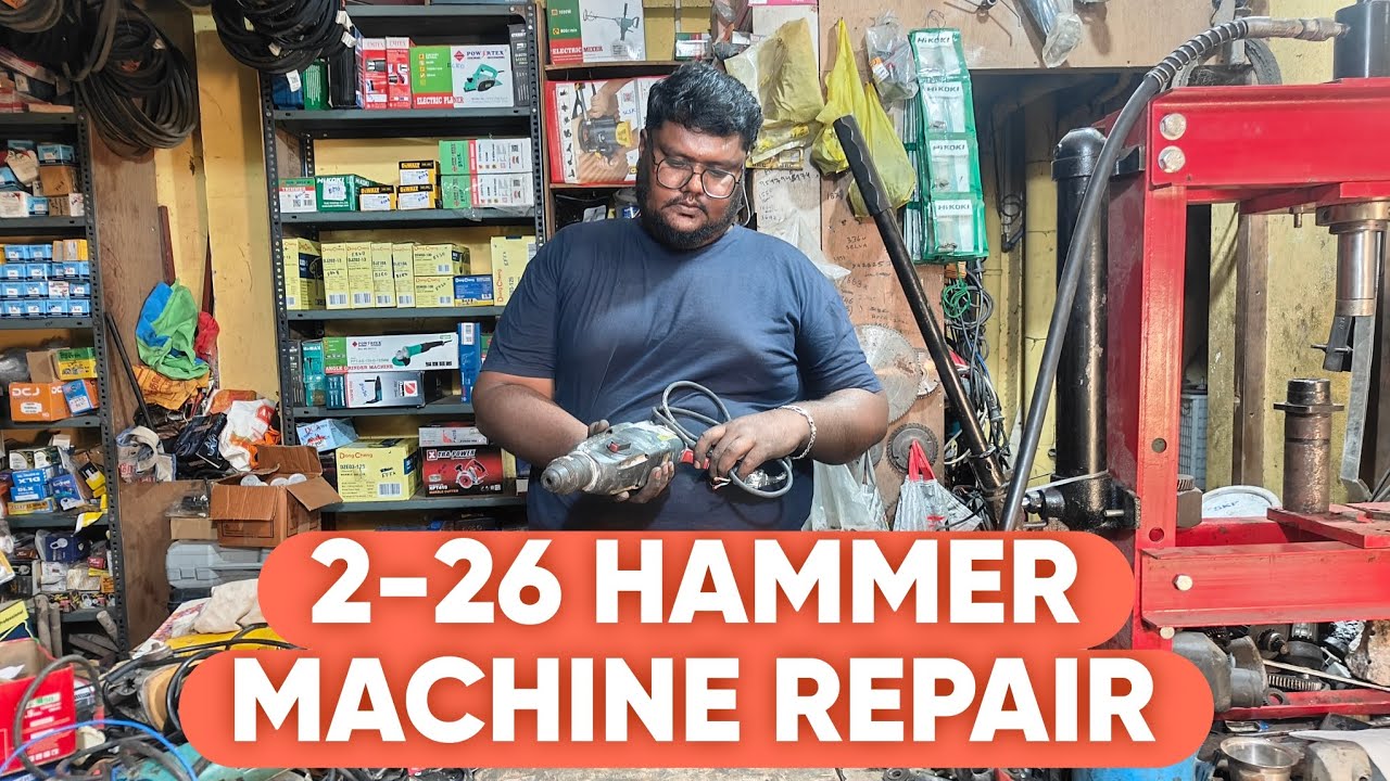 2-26 hammer machine repair||tamil chennal @asiantoolsservice8192 - YouTube