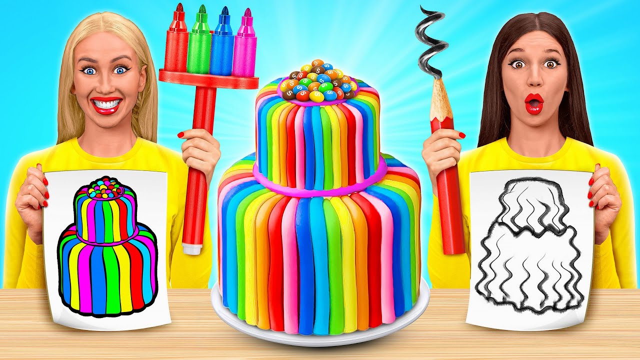 מי מצייר את זה יותר טוב קח את אתגר הפרס | טריקים אמנותיים מגניבים Multi ...