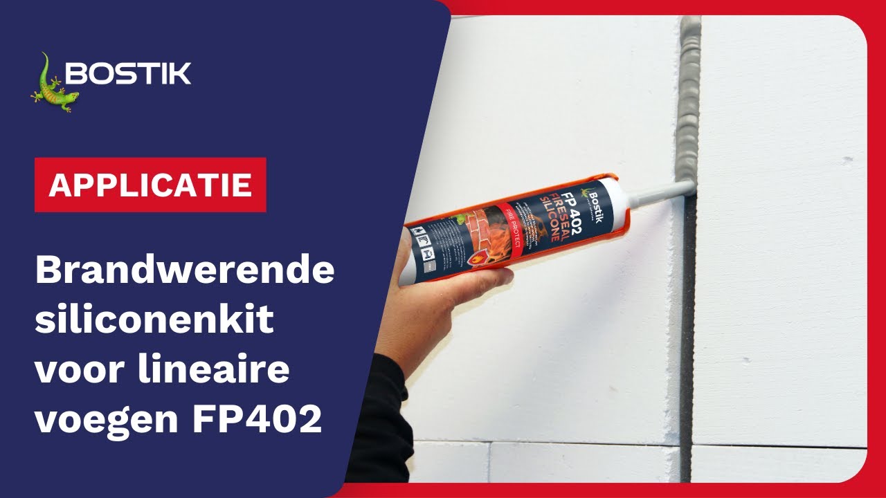 BOSTIK FP402 FIRESEAL SILICONE: brandwerende siliconenkit | Applicatie ...