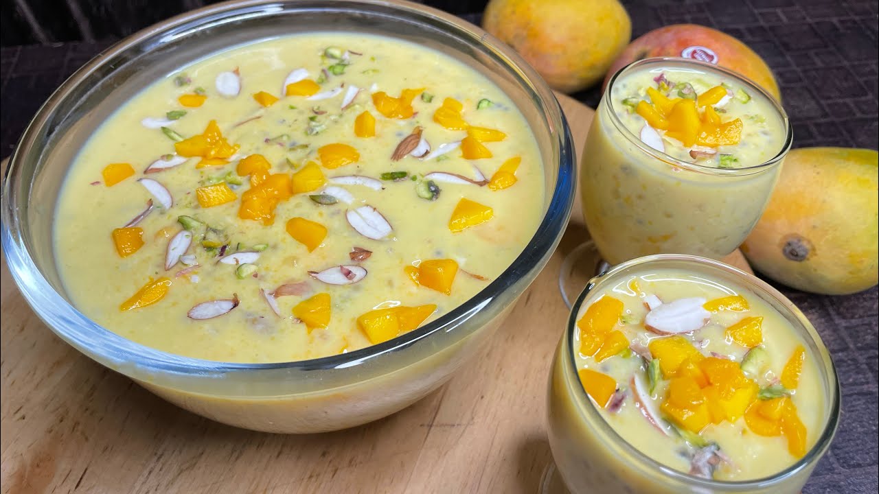 Mango sago drink recipe | Mango Tapioca drink recipe | refreshing ...