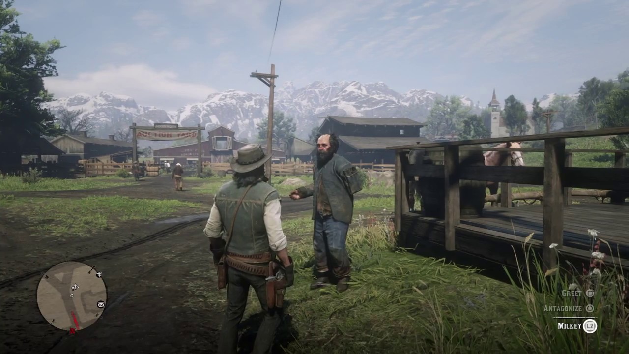 Meeting Mickey after Ending *SPOILERS* Red Dead Redemption 2 - YouTube