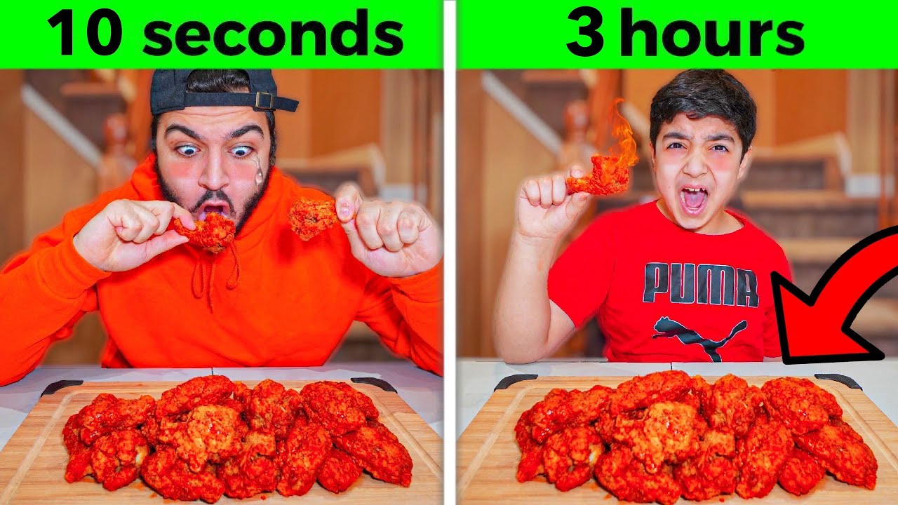 FASTEST To Eat WORLDS HOTTEST CHICKEN WINGS Wins $10,000 - CHALLENGE ...