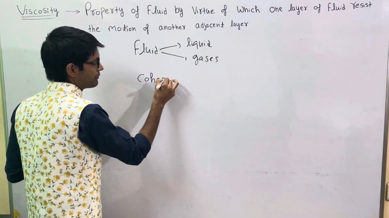 Concept of Viscosity and Newton’s law of viscosity - YouTube