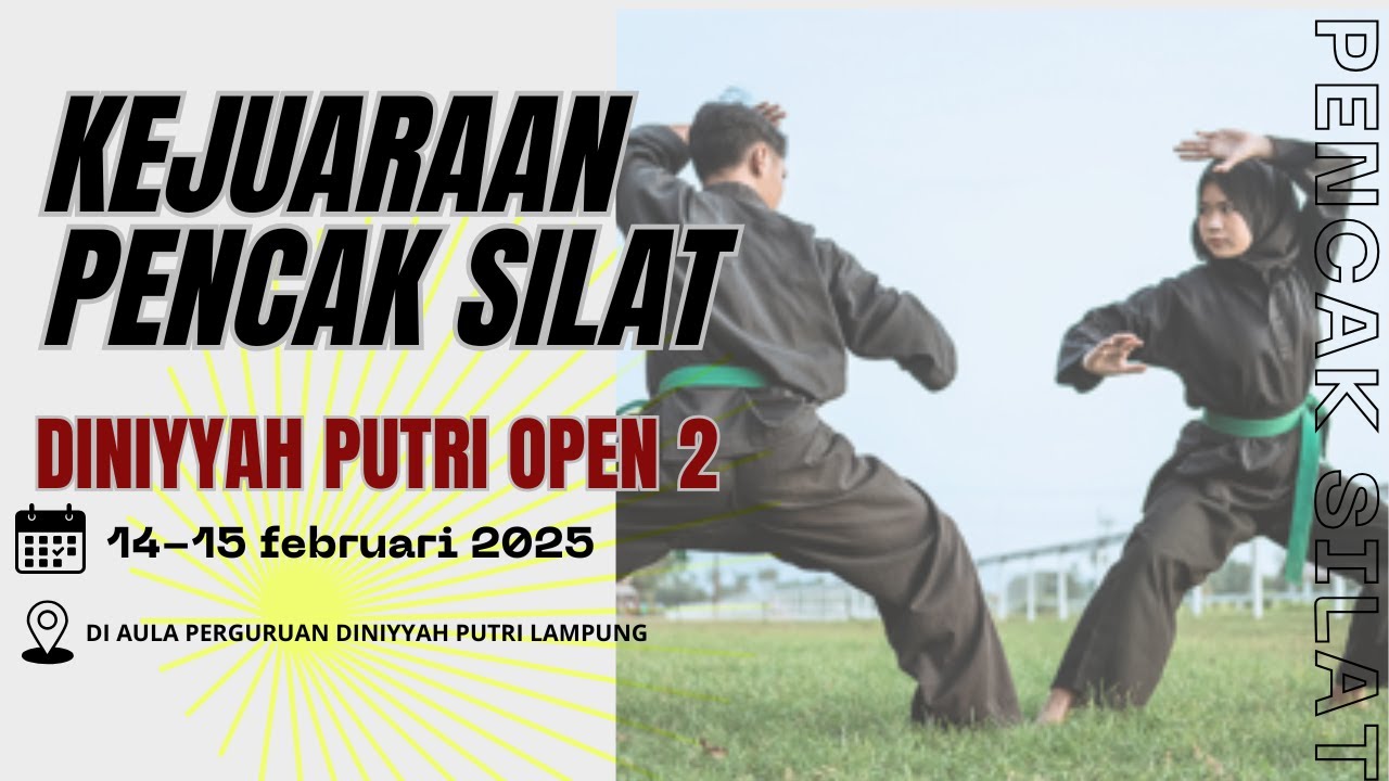 KEJUARAN PENCAK SILAT - DINIYYAH PUTRI OPEN II (Day 1) - YouTube