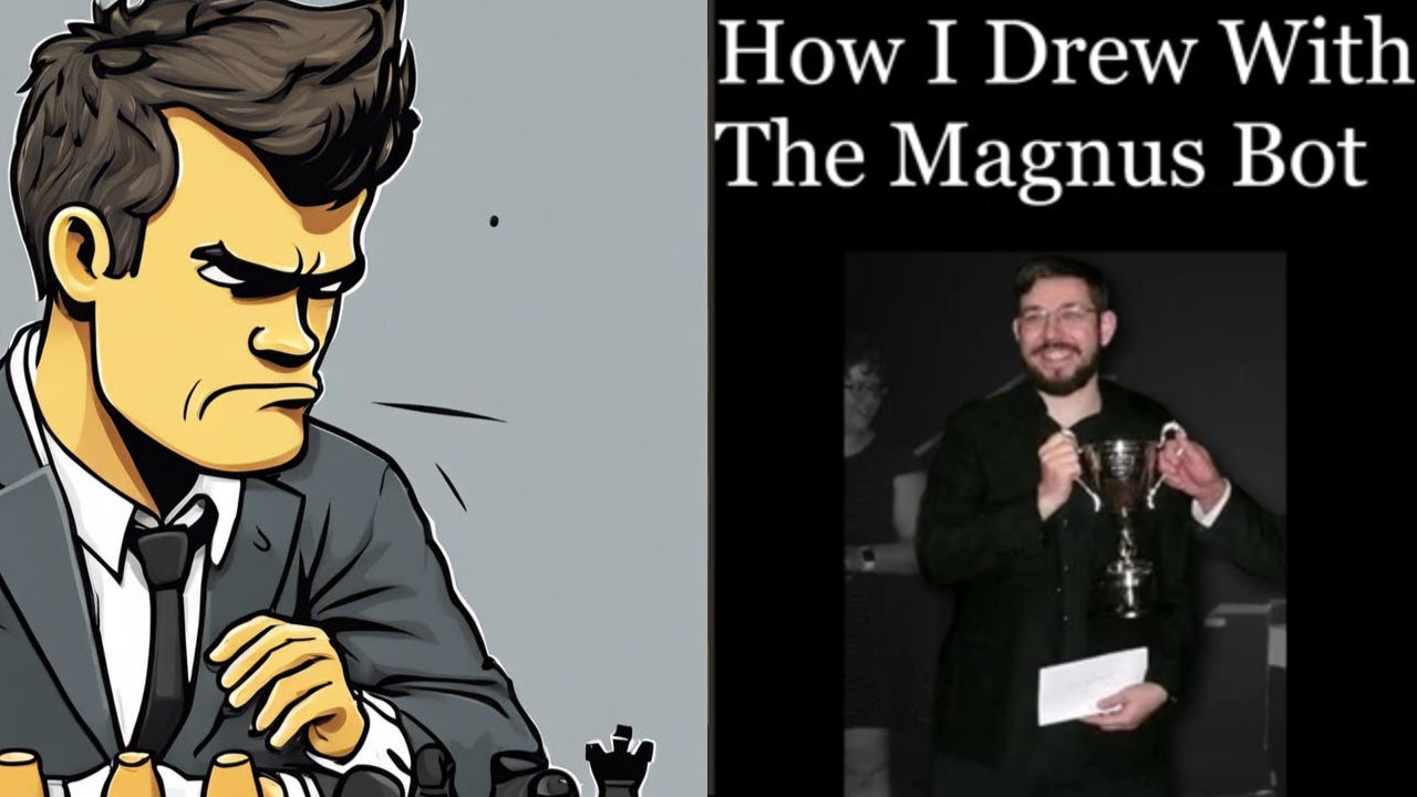 I DREW WITH THE MAGNUS BOT!!!!!! - YouTube