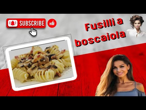How to make delicious fusilli a boscaiola at home - YouTube