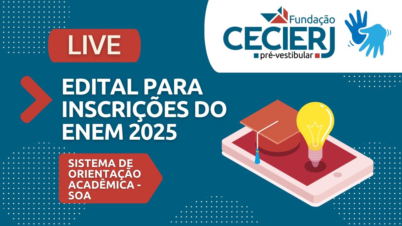 Edital para inscrições do ENEM - YouTube