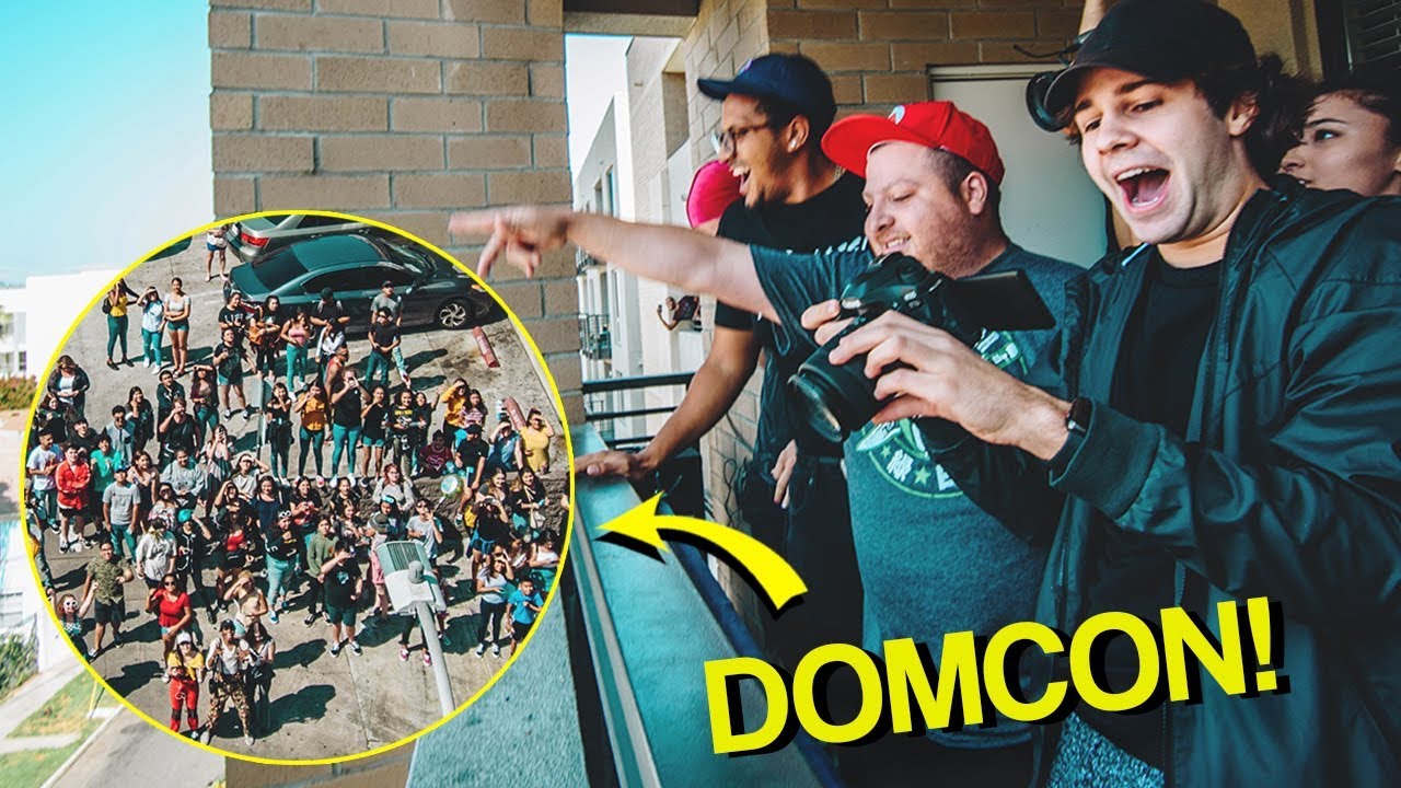 i threw a concert off my balcony! (DOMCON) - YouTube