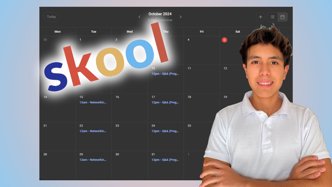 Calendario de Skool -Tutorial Configuración en 5 Minutos - Como agregar ...