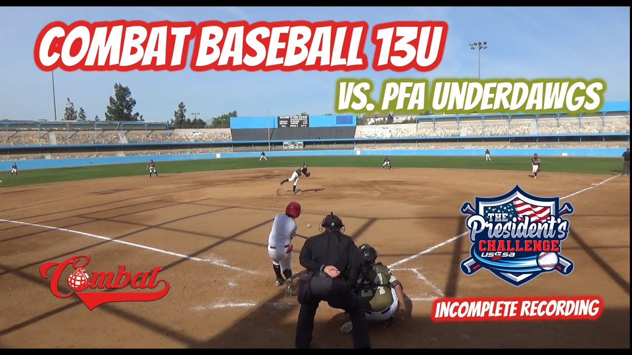 Combat Baseball 13u vs. PFA Underdawgs 2/16/2025 - YouTube