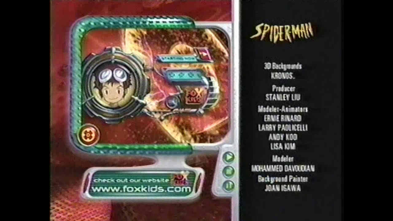 WNYW (Fox Kids) split-screen credits [June 30, 2001] - YouTube