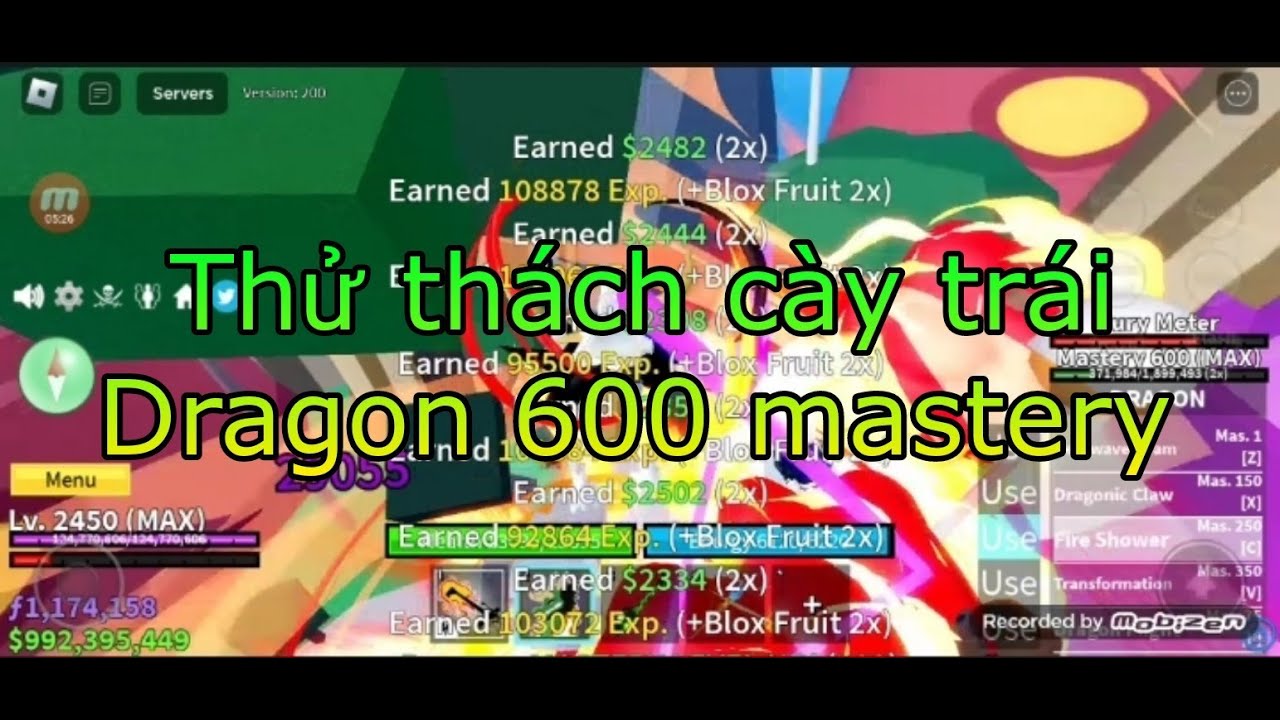 Thử thách cày trái Dragon 600 mastery - Captain Tuấn - YouTube