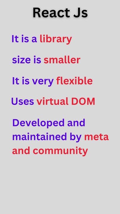 React Js Vs Angular Js Shorts Youtubeshorts Reactjs Angularjs Javascript 