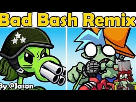Friday Night Funkin' VS Plants vs. Rappers Bad Bash Remi - YouTube