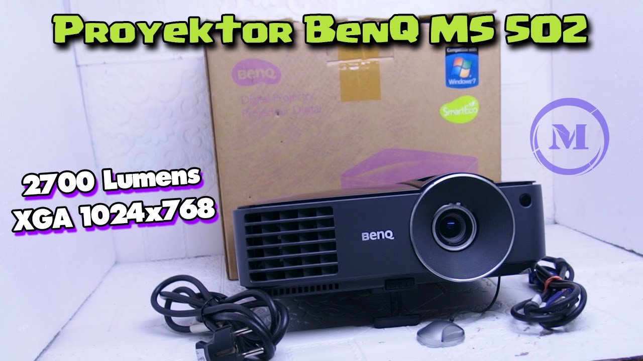 Review Proyektor BenQ MS502 MULUS | MARKETLAPTOP - YouTube