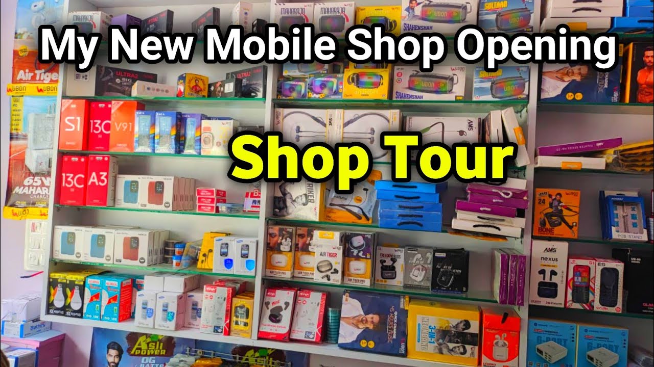 My New Mobile Shop Opening | All Type of Mobiles Sales & Service ...