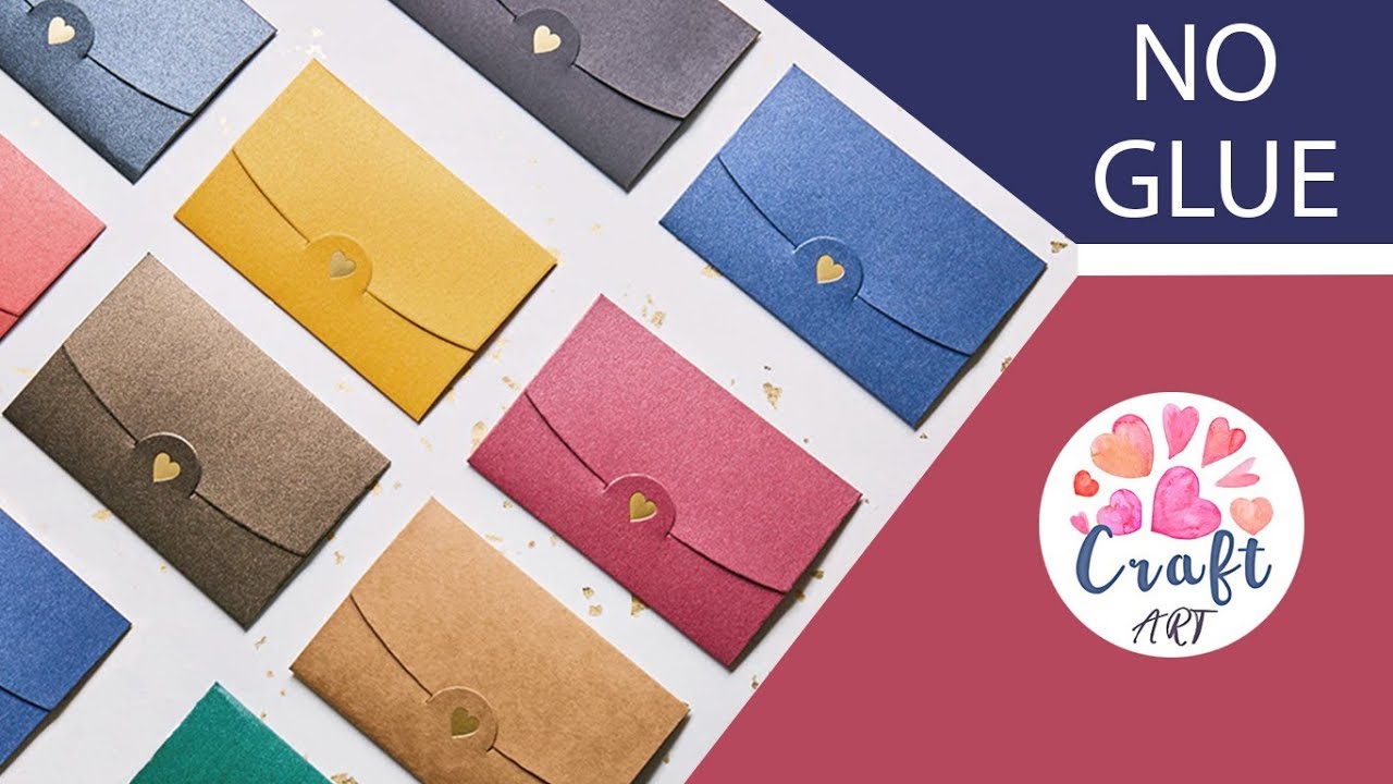Origami envelope easy | How to make a paper envelope without glue | 5 ...