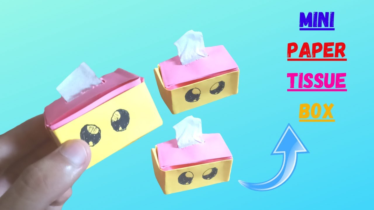 Easy origami mini tissue box || DIY creative ideas - YouTube