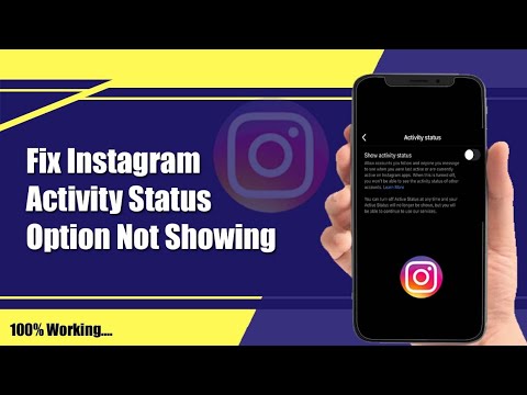 Instagram Show Activity Status Option Not Showing 2023 | How to turn ...