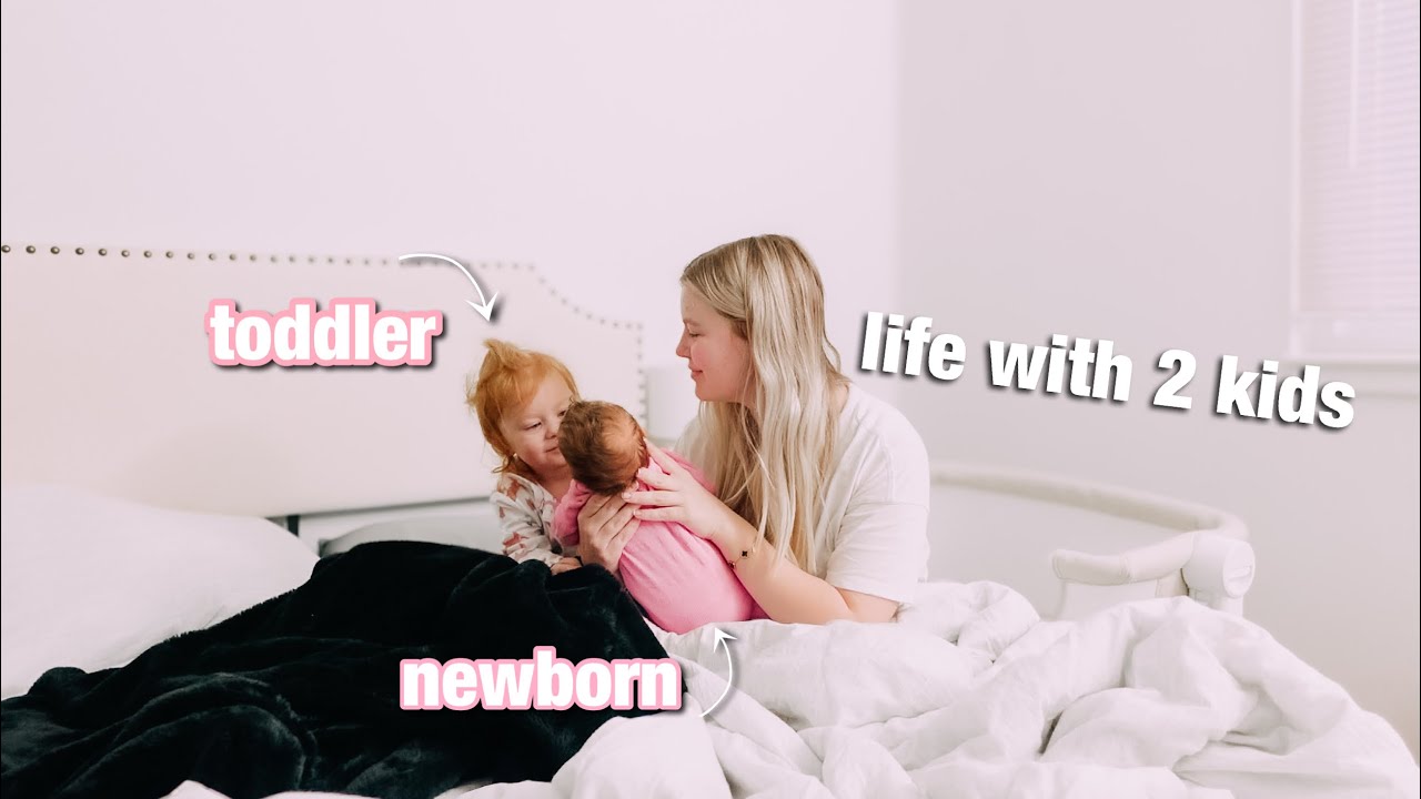 A Realistic Morning With My Toddler and Newborn - YouTube