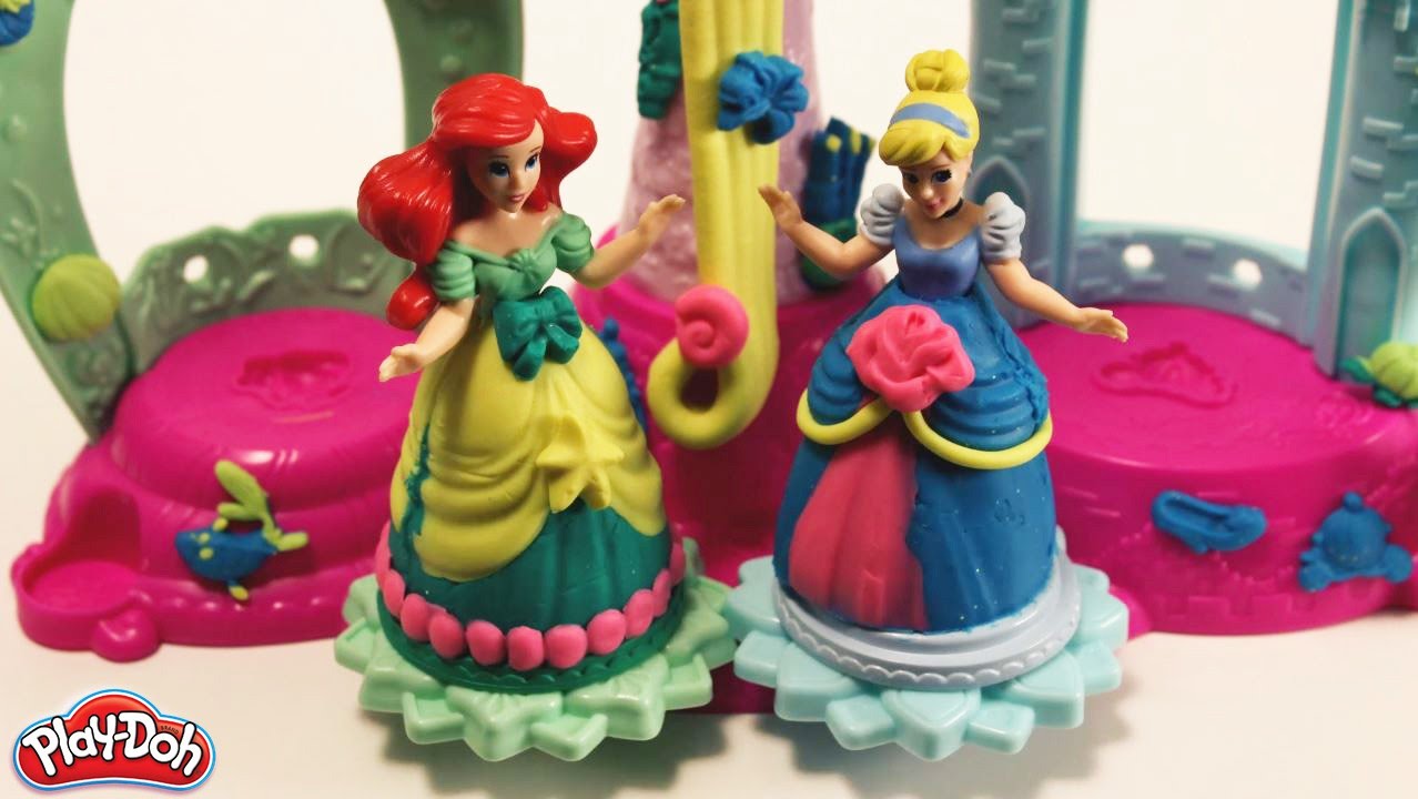 Des robes de princesses en pâte à modeler (Hellokids) - YouTube