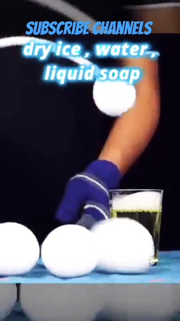 dry ice + detergent reaction like subscribe #viral#short #experiment # ...